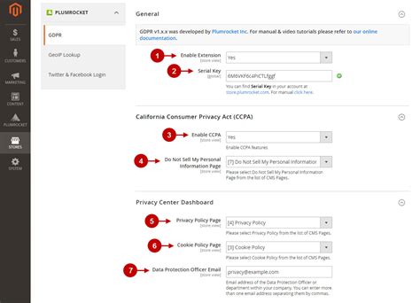 how to configure magento 2 gdpr extension v2 x magento 2 gdpr v2 x