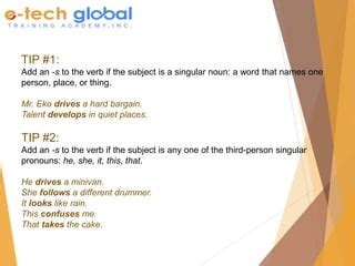 Subject Verb Agreement SVA PPTX