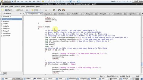 Nachos Syscall Read và Syscall Write YouTube
