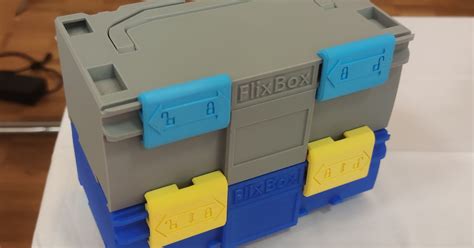 Flixbox 60 Mm Modular Storage Box Stackable No Support By Flixbox 60 Mm Modular Storage Box Stackable No Support By