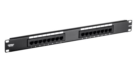 Tc P16c6 Trendnet Patch Panel 16 Ports Unshielded Cat6 Distrelec