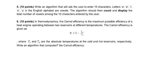 Solved Algorithm And Pseudocode For The Following Problems