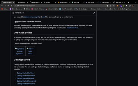 📚 Documentation The Logo Of Digital Ocean Gitpod Logo Is Not Rendering In Readmemd · Issue