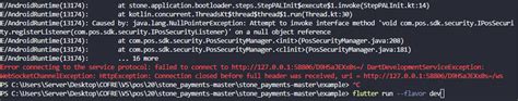Flutter Error Generating Apk For Positivo Terminal Integration 4each Forum Progress