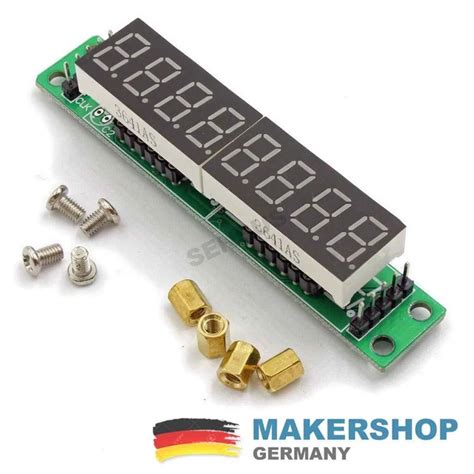 Led 7 Segment 8 Stellig Max7219 Anzeige Modul Arduino Raspberry Pi Eur