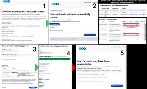 Able To Wire Link Ibs Citibank In London But Payments Still Not Going Through R