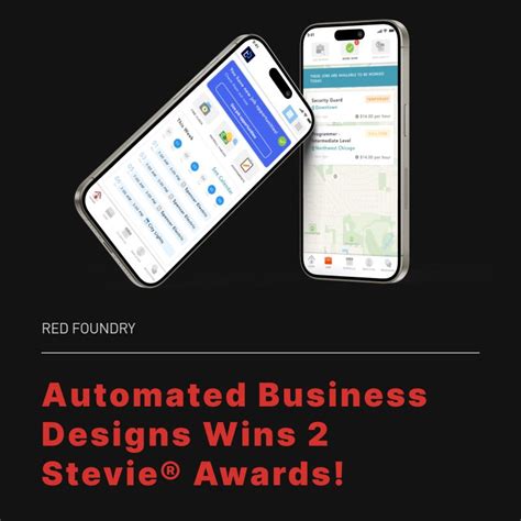 Red Foundry On Linkedin Stevieawards Mobiledevelopment Mobileuiux