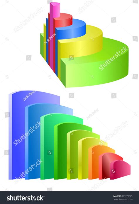 Pie Chart Bar Graph Stock Illustration Shutterstock