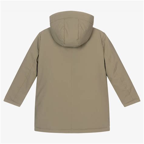 Mayoral Nukutavake - Boys Khaki Green Coat | Childrensalon Outlet