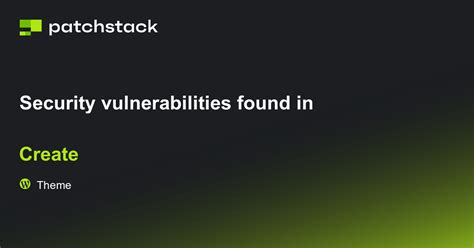 Create Vulnerabilities Patchstack