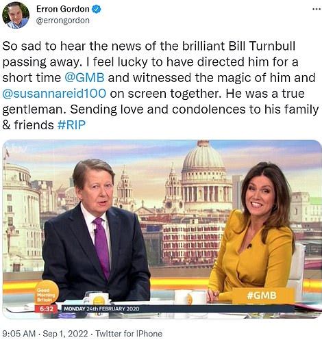 Former BBC Breakfast host Bill Turnbull dies aged 66 | Daily Mail Online