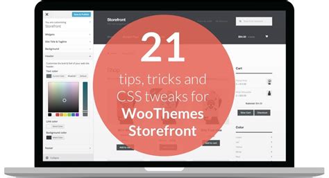 This Article Shows You How To Customise Storefront The Free