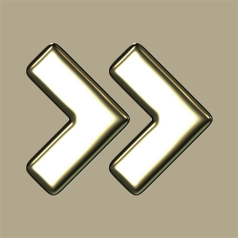 premium psd two arrows 3d color