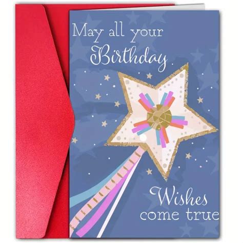 1pc Happy Birthday Card Cute Star Birthday Card Girlfriend Birthday