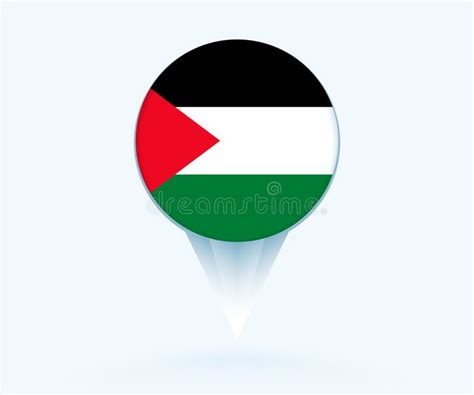 Palestine Flag Map Pointer Stock Illustrations 34 Palestine Flag Map