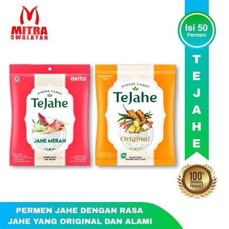 Jual Tejahe Permen Varian Permen Jahe Ginger Candy 50 Butir