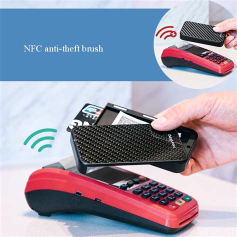새로운 데이트 메탈 카드 홀더 Rfid 도난 방지 자기 자동 변속 명함 Sase 방수 지갑 색상 탄소 섬유