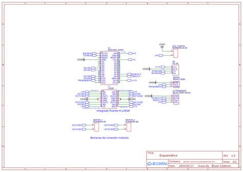 Carro Arduino Con Bluetooth Y Sensor Ultrasonico Oshwlab