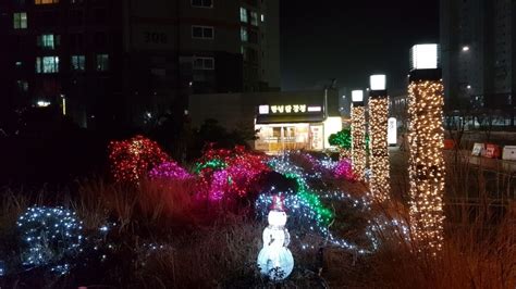 크리스마스 Led트리 아파트 문주트리공사 및 나무에 트리설치 네이버 블로그