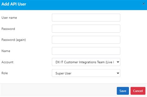 Obtain DX API Credentials