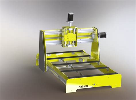Cnc Axis D Cad Model Library Grabcad Cnc Cnc Router Diy Cnc