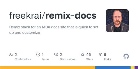 Github Freekrairemix Docs Remix Stack For An Mdx Docs Site That Is