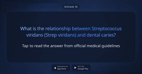 What Is The Relationship Between Streptococcus Viridans Strep Viridans And Dental Caries