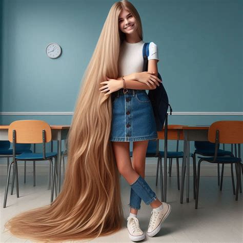School Girl Rapunzel By Aaronmkwfan On Deviantart