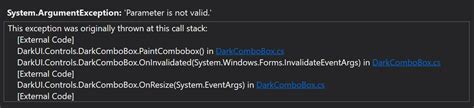 Application Crashes When A Form Contains A ComboBox And Is Minimized Issue 47 RobinPerris