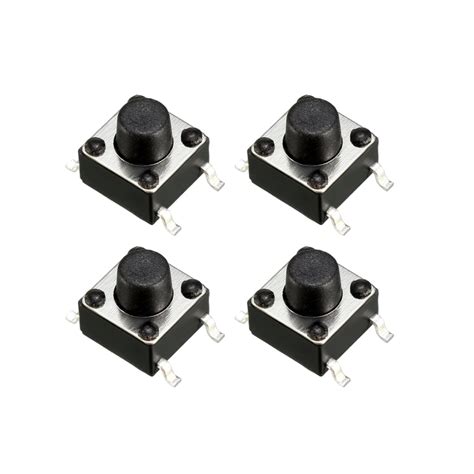 Tactile Push Button Switch 6x6x6MM Pack Of 20 Buy Online Electronic Component I Robotic