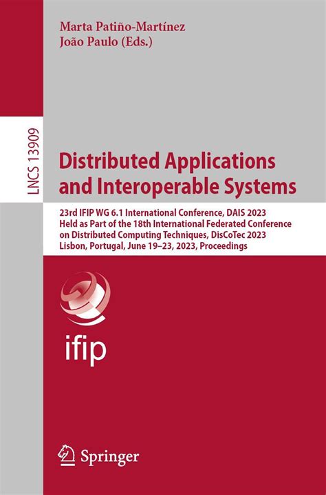 Distributed Applications And Interoperable Systems Buch Jpc