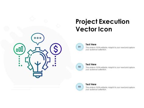 Project Execution Vector Icon Ppt Powerpoint Presentation Infographic Template Brochure Pdf