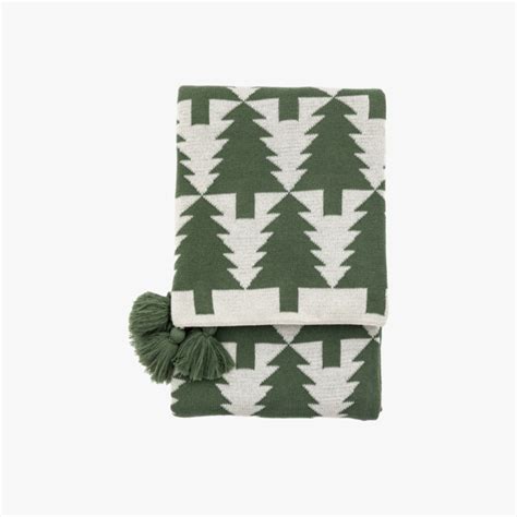 Nordic Woodland Knitted Tree Throw By Perch And Parrow Nordic Woodland Knitted Tree Throw By Perch And Parrow
