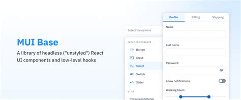 隆重推出 Mui Base:material Ui 的无头替代方案 Mui Mui 组件库 隆重推出 Mui Base:material Ui 的无头替代方案 Mui Mui 组件库