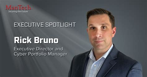 Congratulations To Rick Bruno Mantech Executive Director And Cyber