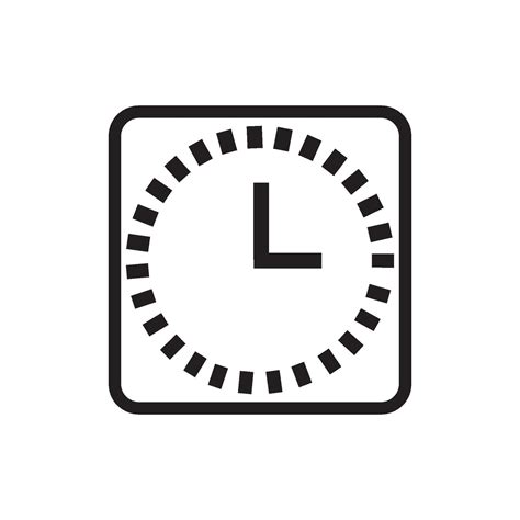 Clock Icon Design Vector Template 34102618 Vector Art At Vecteezy