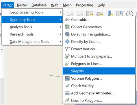 Qgis How To Simplify Drawing A Geometry Geographic Information Systems Stack Exchange