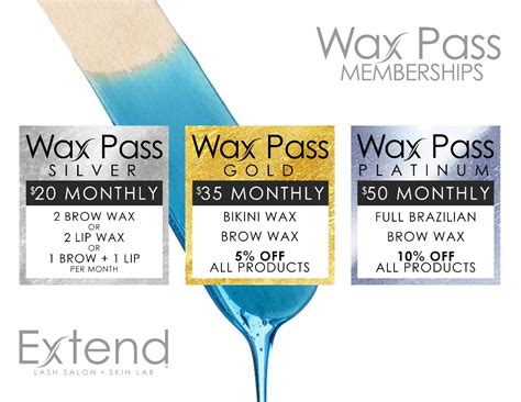 Wax Pass Membership — Extend®️ Lash And Co