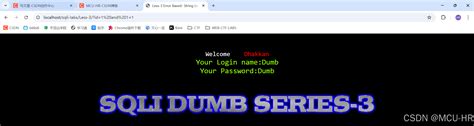 sql注入 sqli labs靶场（less 3）题解 sql注入less3 csdn博客