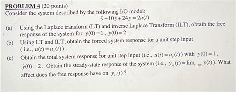 solved problem 4 20 points nconsider the system described