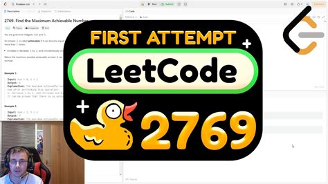 My Attempt At Solving Leetcode 2769 Find The Maximum Achievable Number