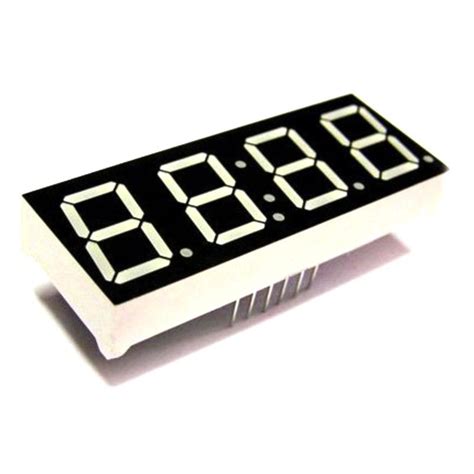 4 X 7 Segment Display 0 5inch Common Anode 7 Segment Display Rapid Robotics Australia