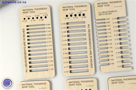 Material Thickness Kerf Tool For Glowforge Svg Files