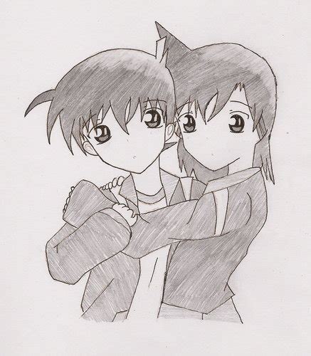 Shinichi X Ran Shinichi And Ran Fan Art Fanpop