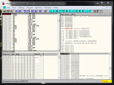 exploit development vulnserver kstet egghunter 2 happy hacking