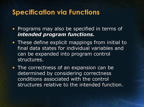 Formal Program Specification Ppt Download
