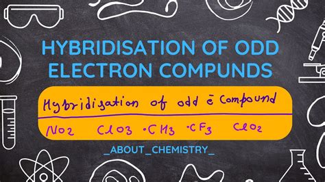 Hybridisation In Odd Electron Compounds No2 Clo2 Clo3 Clo2 Clo3 Etc Jee Neet
