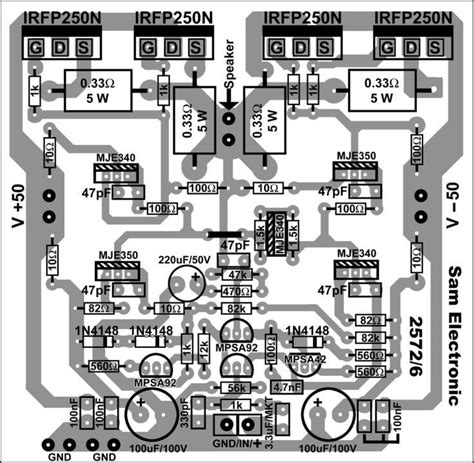 Tda2030 Transistor Amplifier Circuit With Pcb Artofit