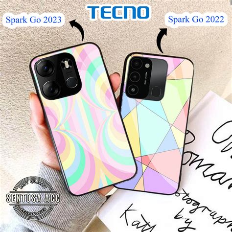 Jual Softcase Glass Kaca TECNO SPARK GO 2022 2023 Casing HP TECNO SPARK GO 2022 2023 S61