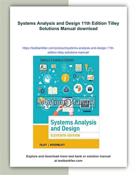 Systems Analysis And Design 11th Edition Tilley Solutions Manual Pdf